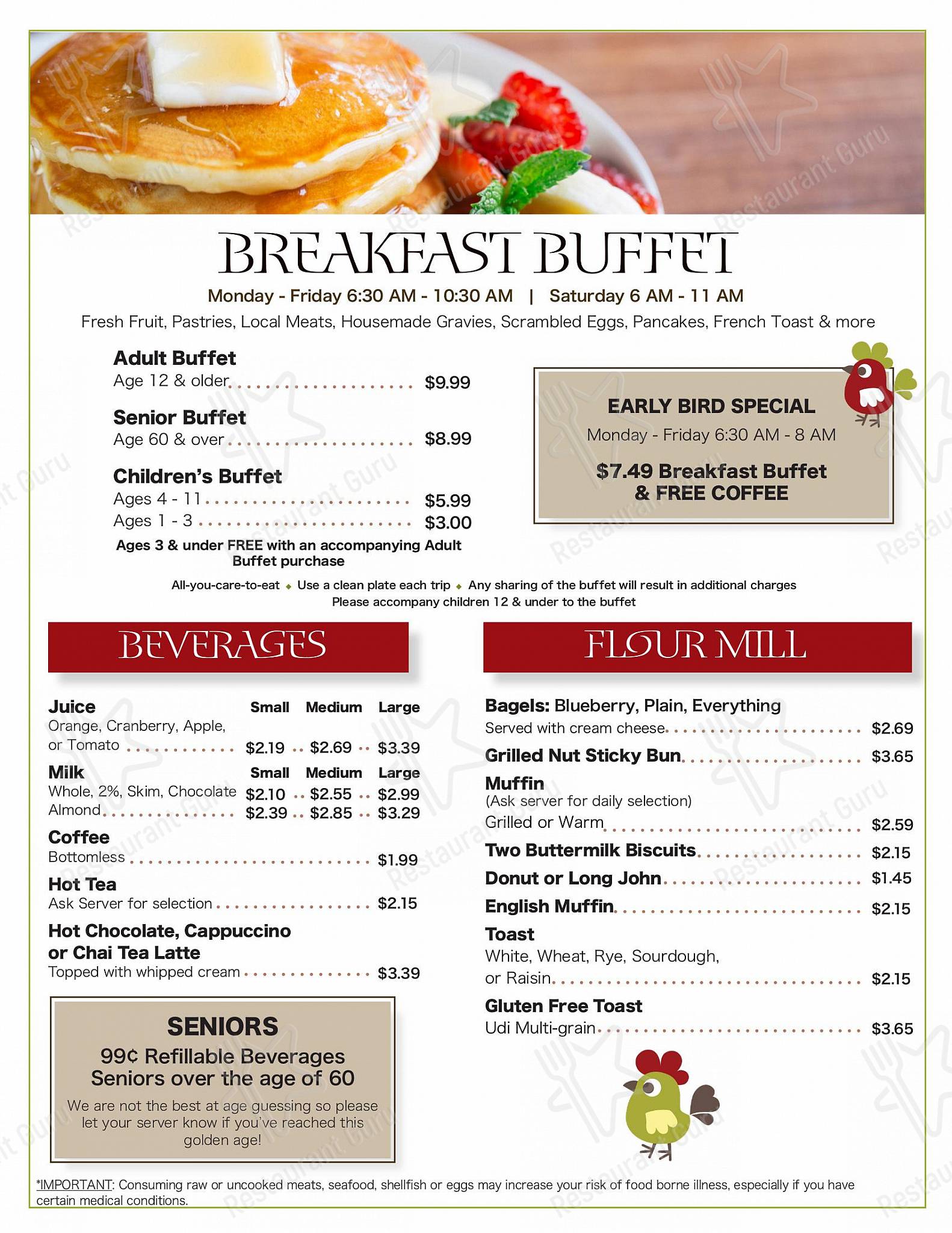Menu at Lititz Family Cupboard Restaurant & Buffet, Lititz