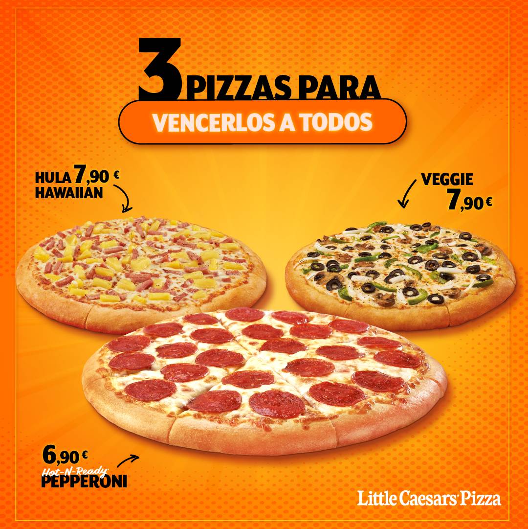 Menu at Little Caesars Pizza (Calle Mayor) restaurant, Madrid