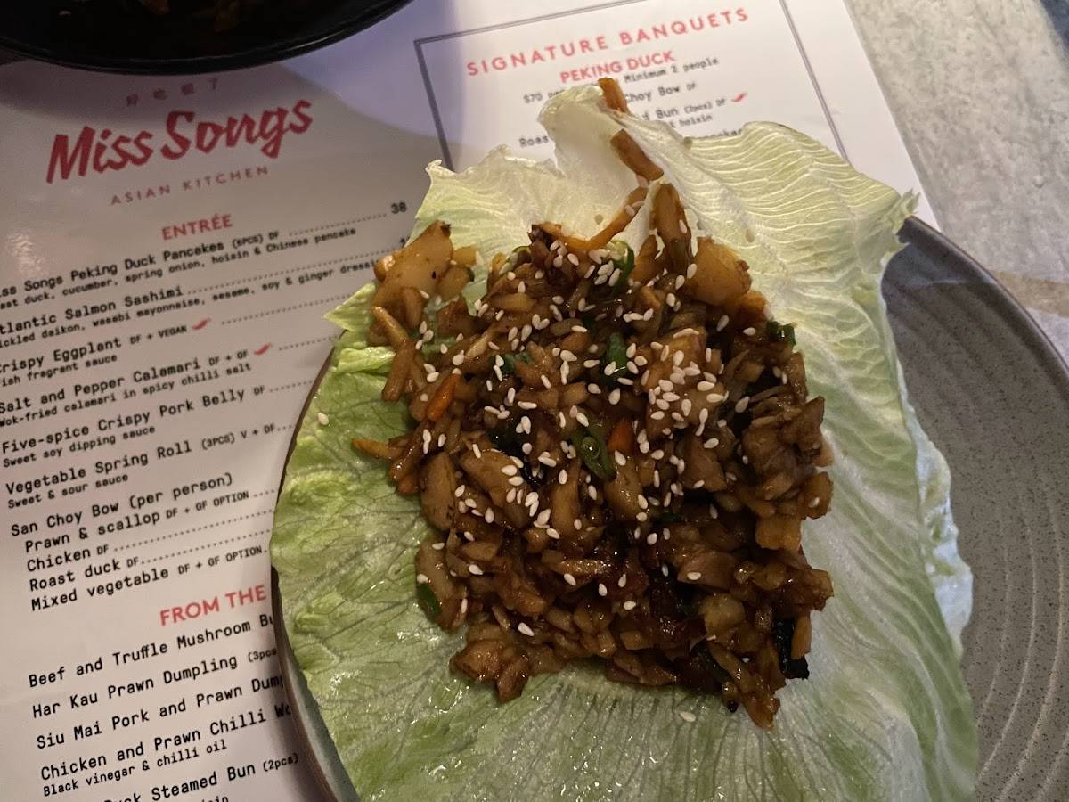 Menu at Miss Songs Asian Kitchen restaurant, Townsville