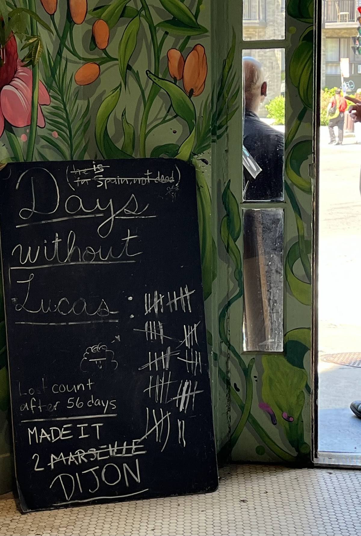 Menu at OSMO X MARUSAN Café-Terrasse, Montréal