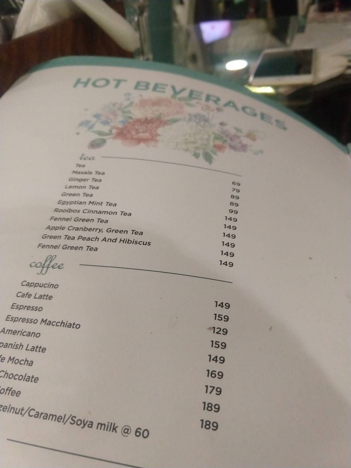 Menu at Pimlico Kothrud, Pune