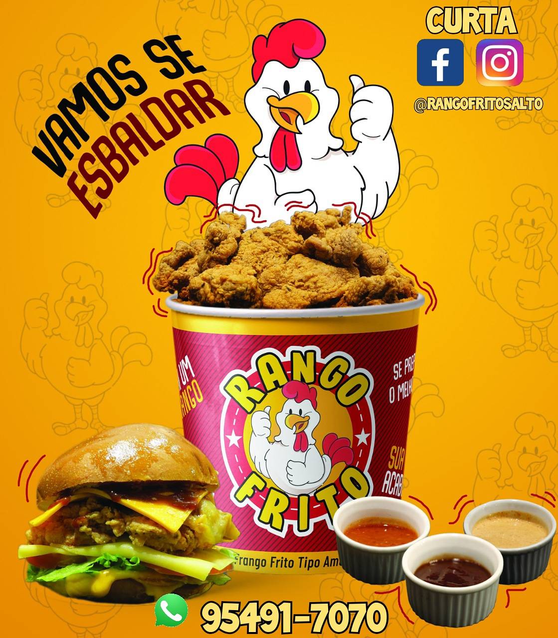 Menu em Rango - O FRANGO FRITO restaurante, Salto, Shopping Galeria ...