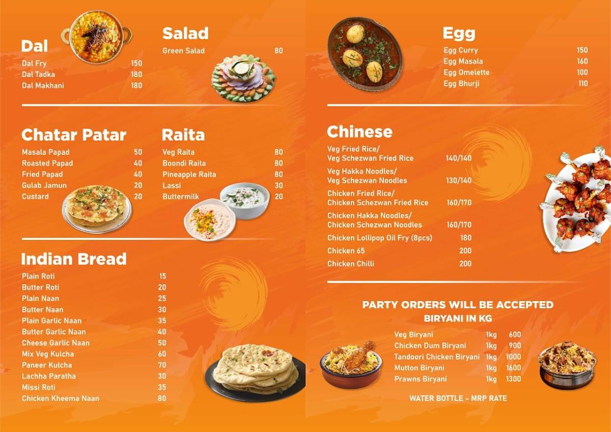 Menu at Saffron veg and Non-Veg Restaurant, Pune