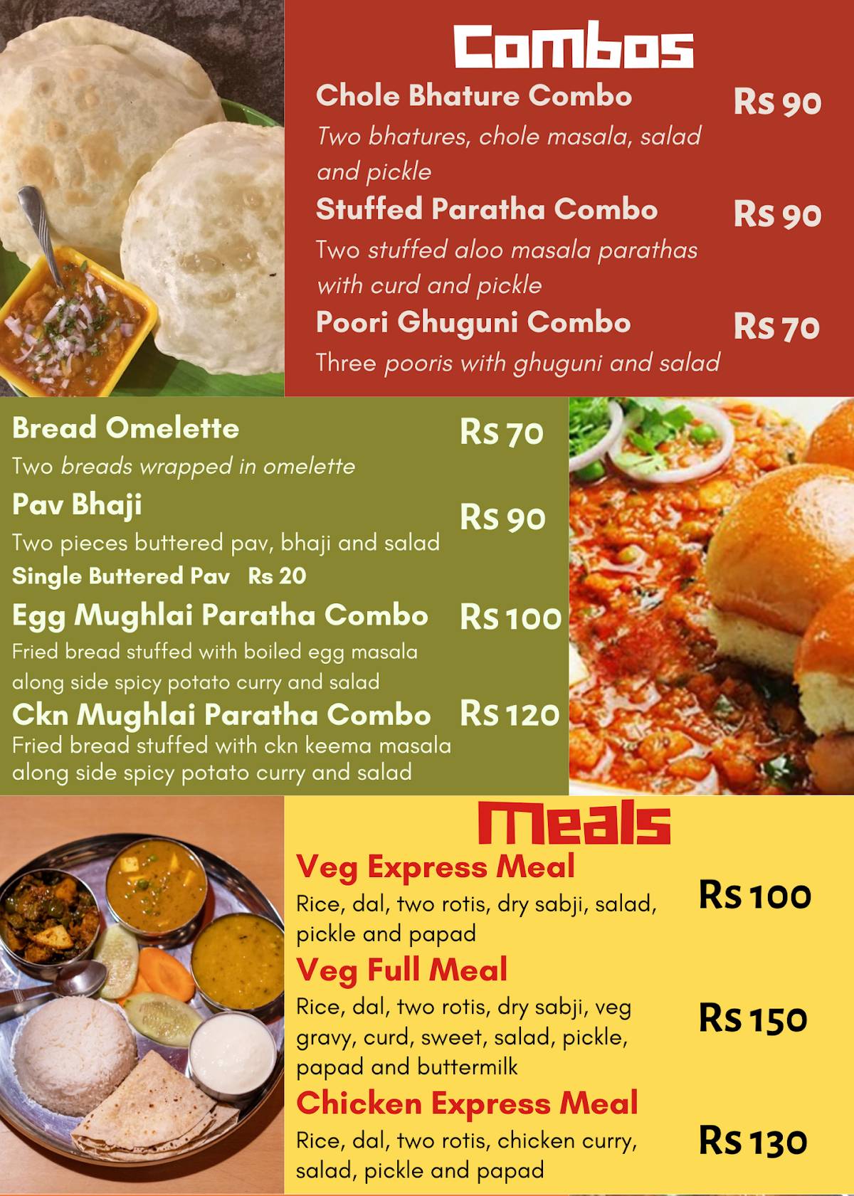 Menu at Soul Boat, Mysuru, 291-CA