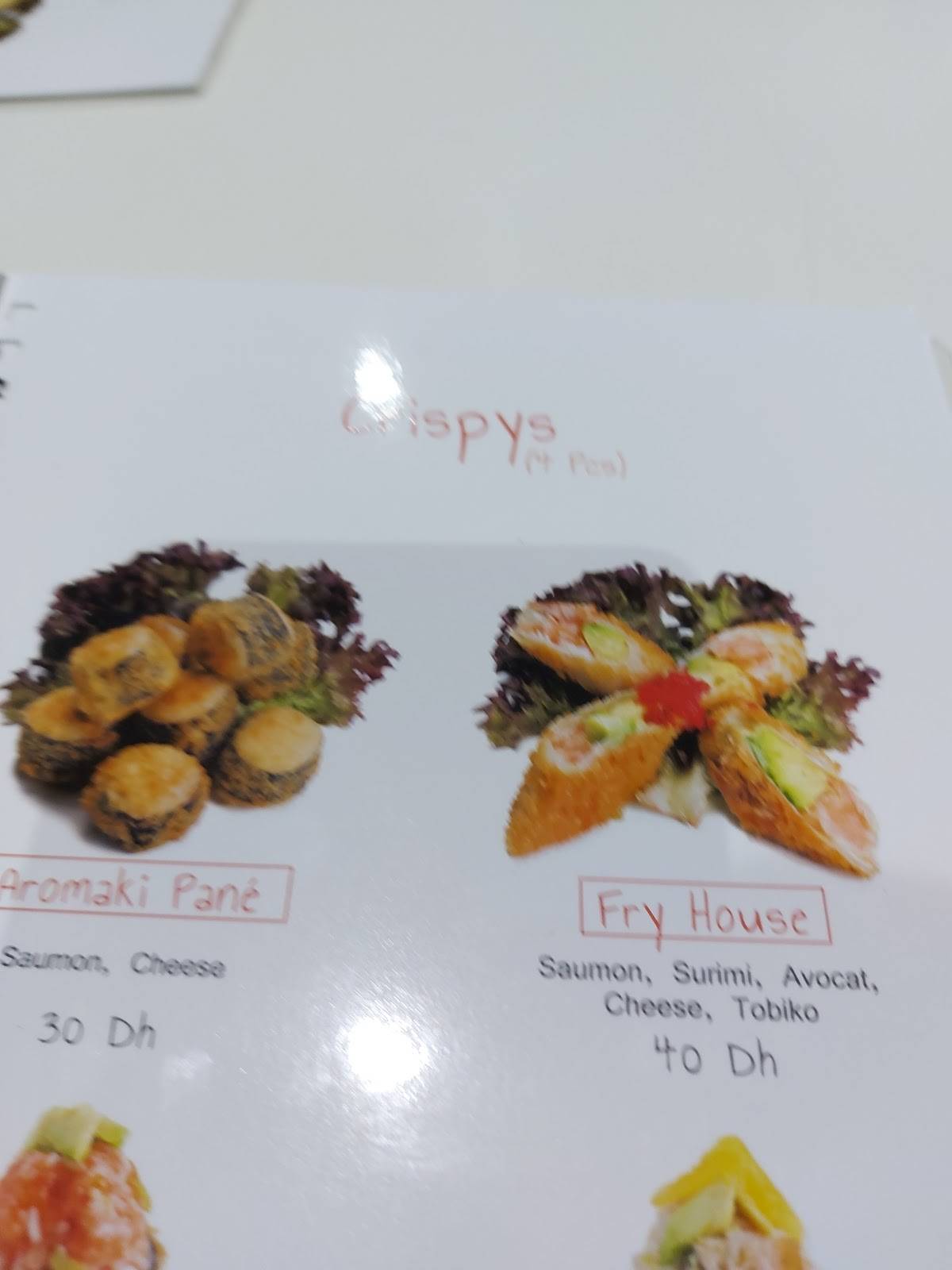 Menu at Sushi House - Agdal restaurant, Rabat, 80 Av. des Nations Unies