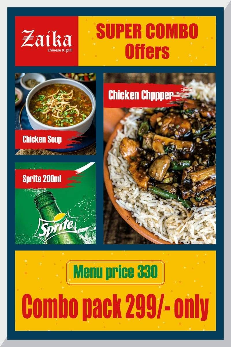 Menu at Zaika Chinese & Grill, Mumbai