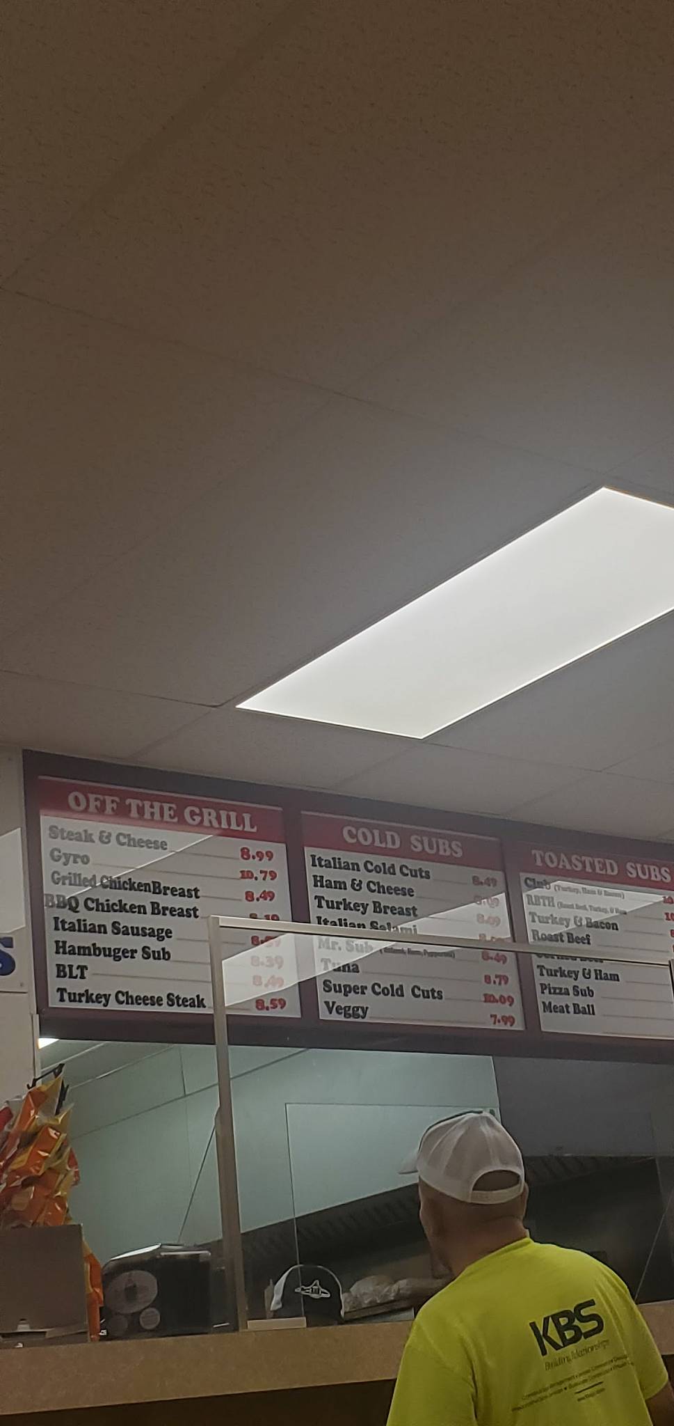 Menu at Sub Central restaurant, Richmond, Midlothian Tpke