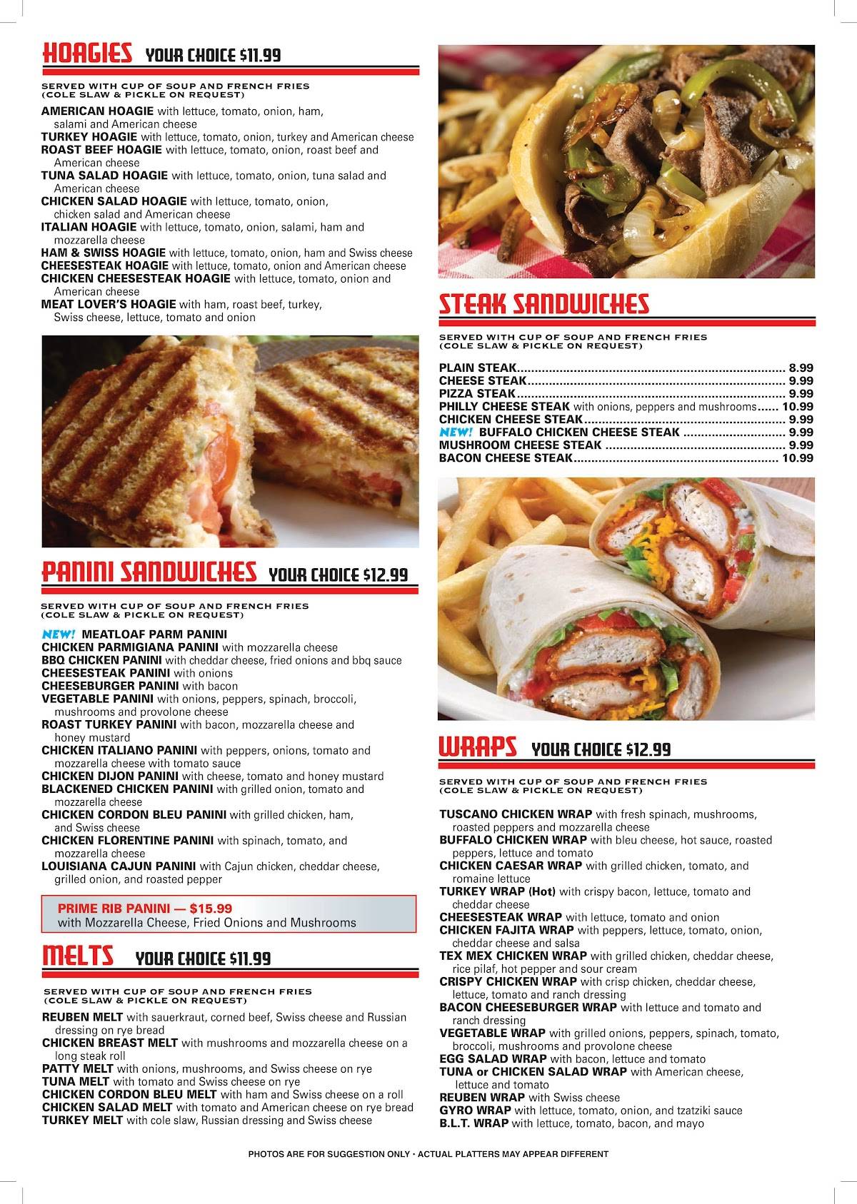Menu at Rt. 130 Diner restaurant, Delran