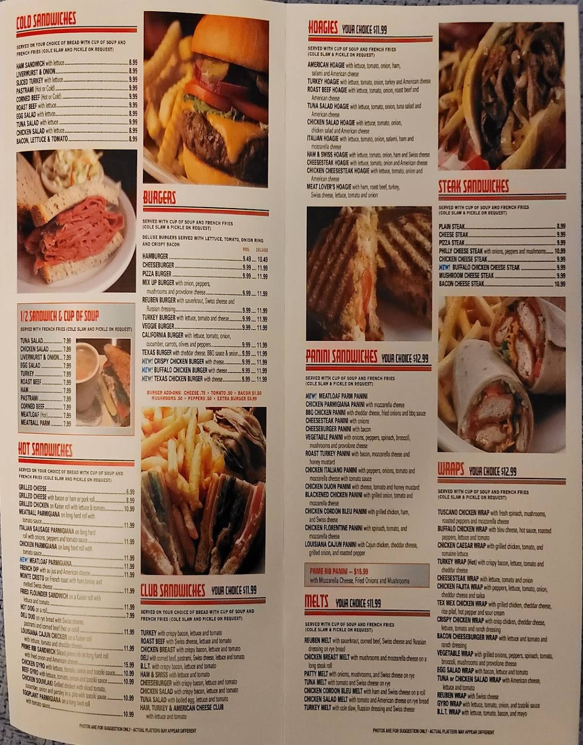 Menu at Rt. 130 Diner restaurant, Delran
