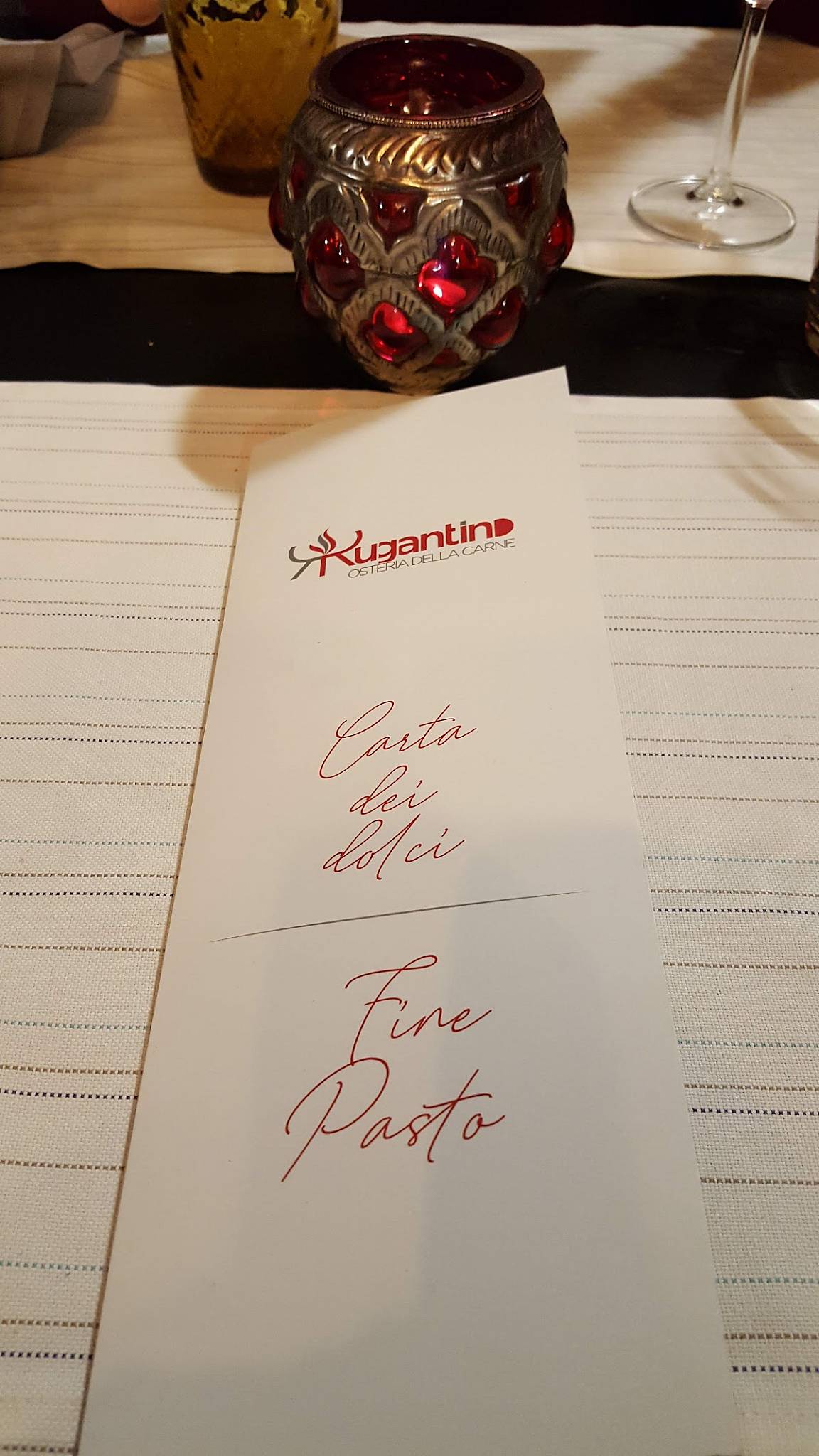 Menu da Rugantino - osteria della carne ristorante, Badoere