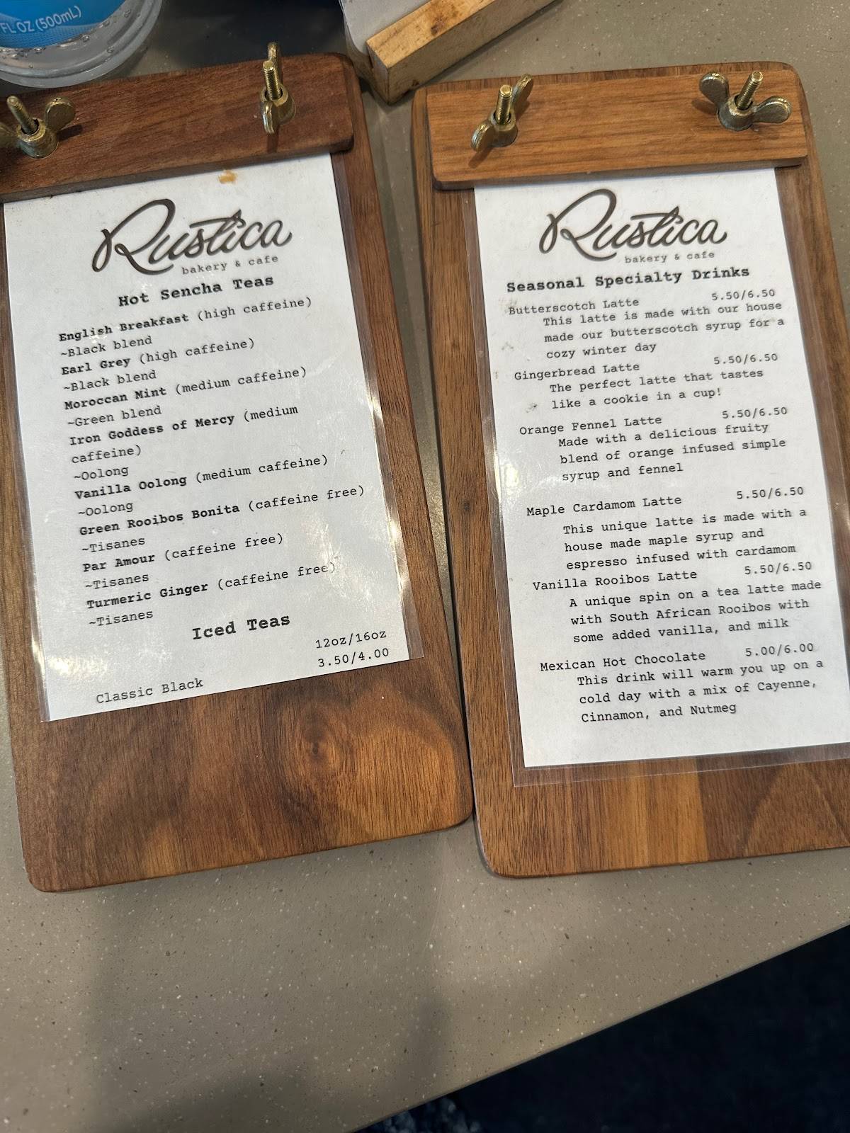 Menu at Rustica Bakery & Cafe, Edina