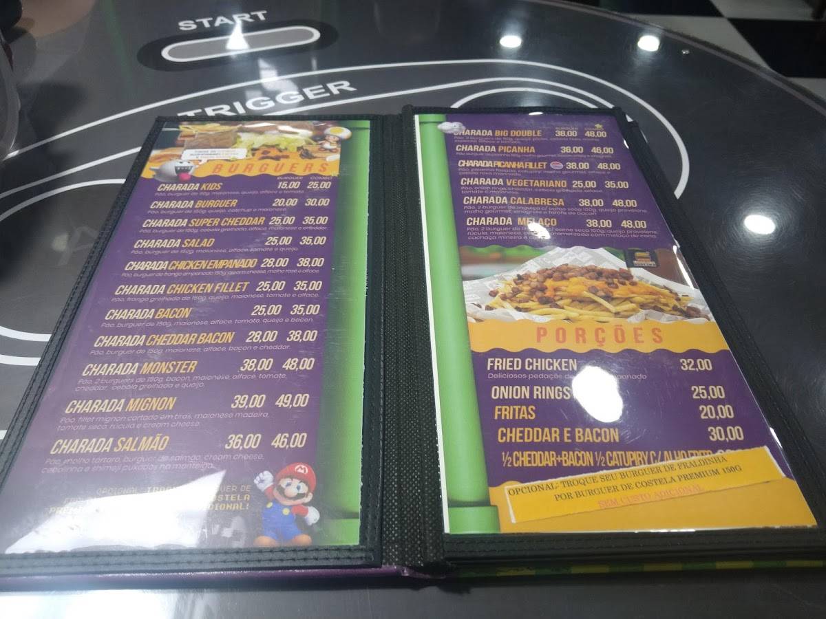 Menu em Charada Burguer restaurante, São Paulo, Av. Renata