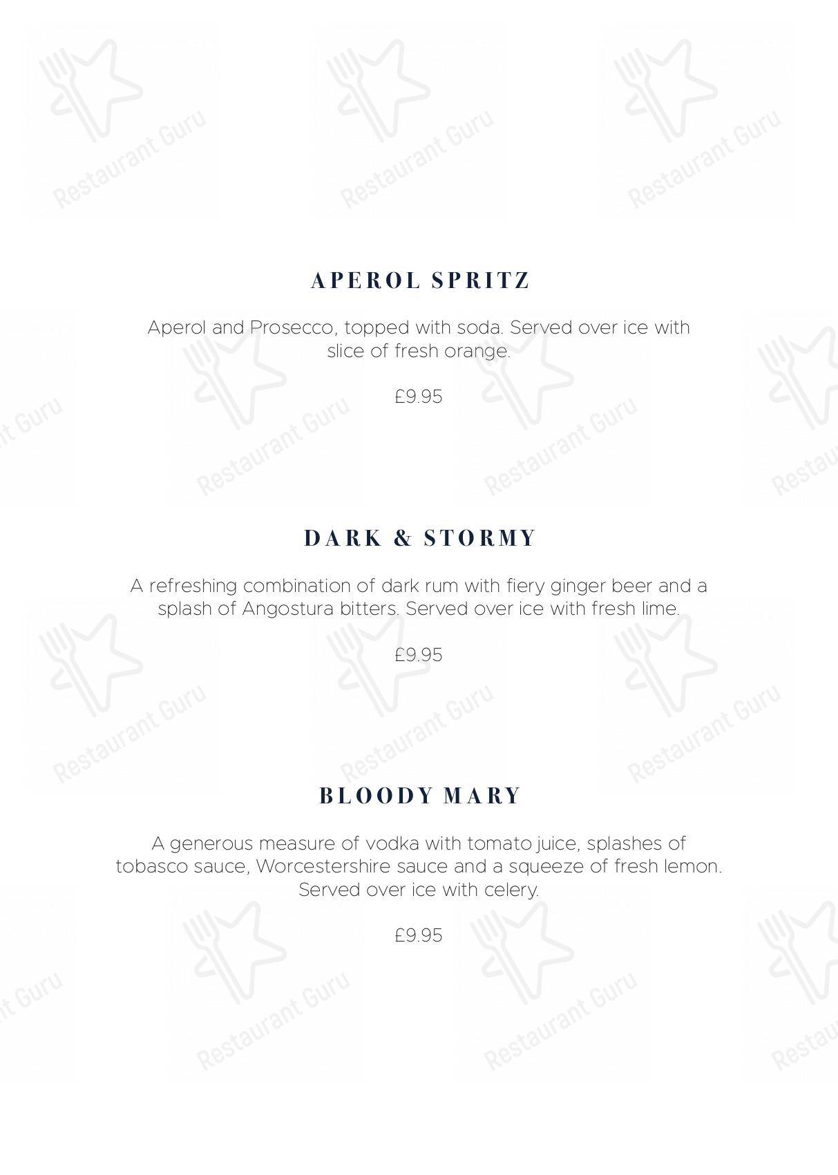 Menu at Ship Inn Levington pub & bar, Ipswich