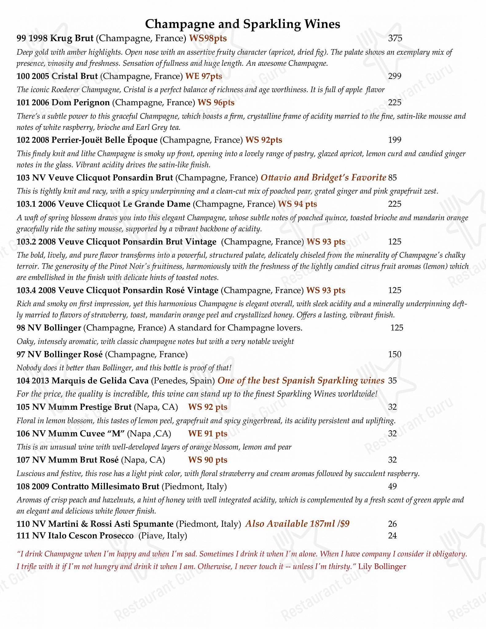Menu at Station Square restaurant, Youngstown, Belmont Ave