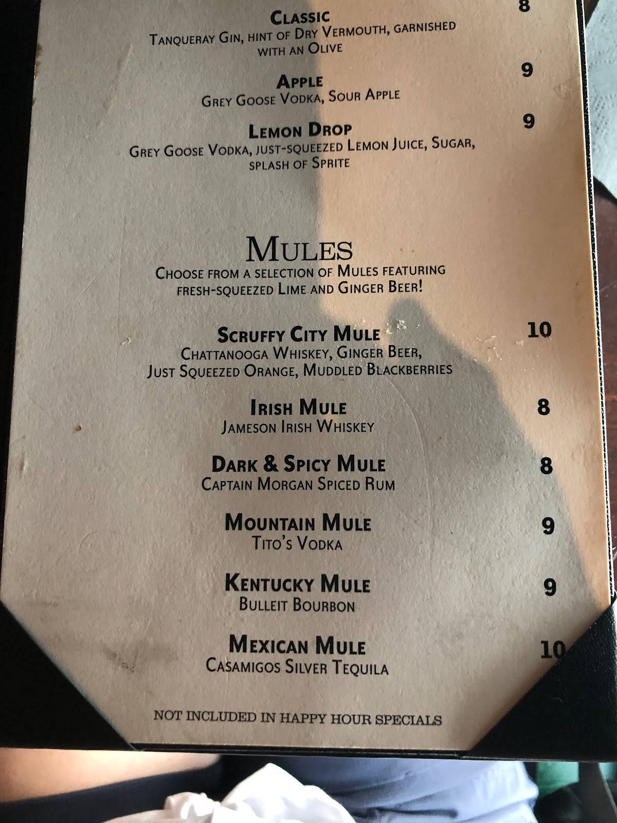 Menu at Cherokee Grill and Steakhouse, Gatlinburg