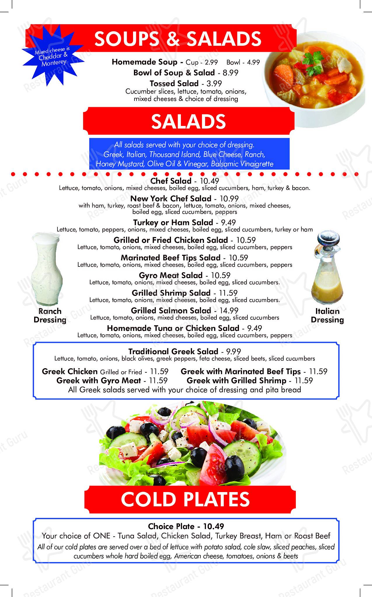 Menu at Sunflower Family Restaurant, Charlotte