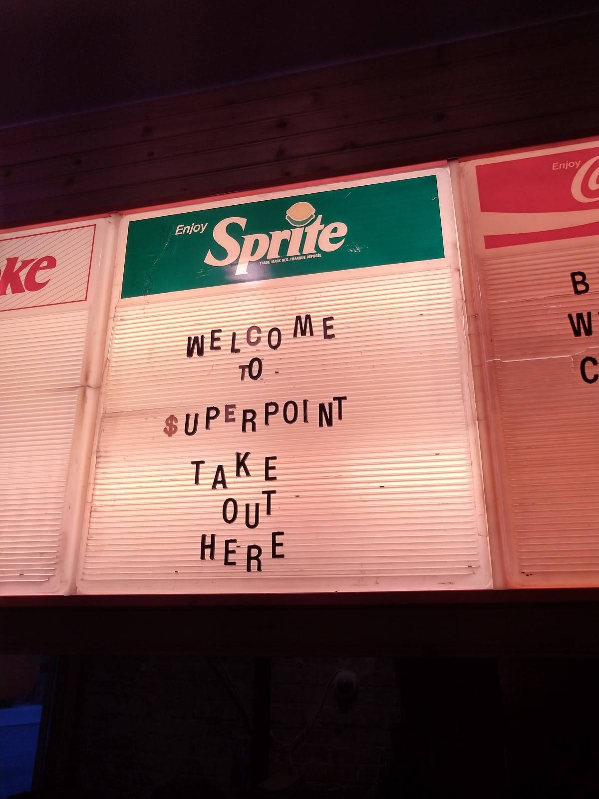 Menu at Superpoint pub & bar, Toronto