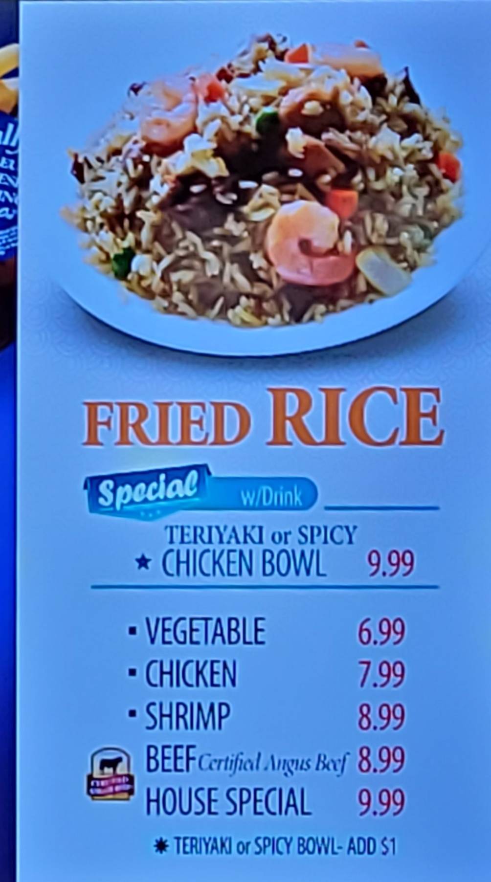 Menu at Food 2 Go restaurant, Suwanee