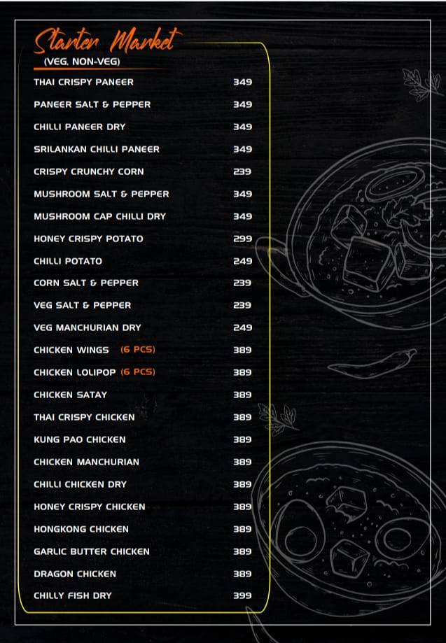Menu at THE NOTEBOOK CAFE, Faridabad