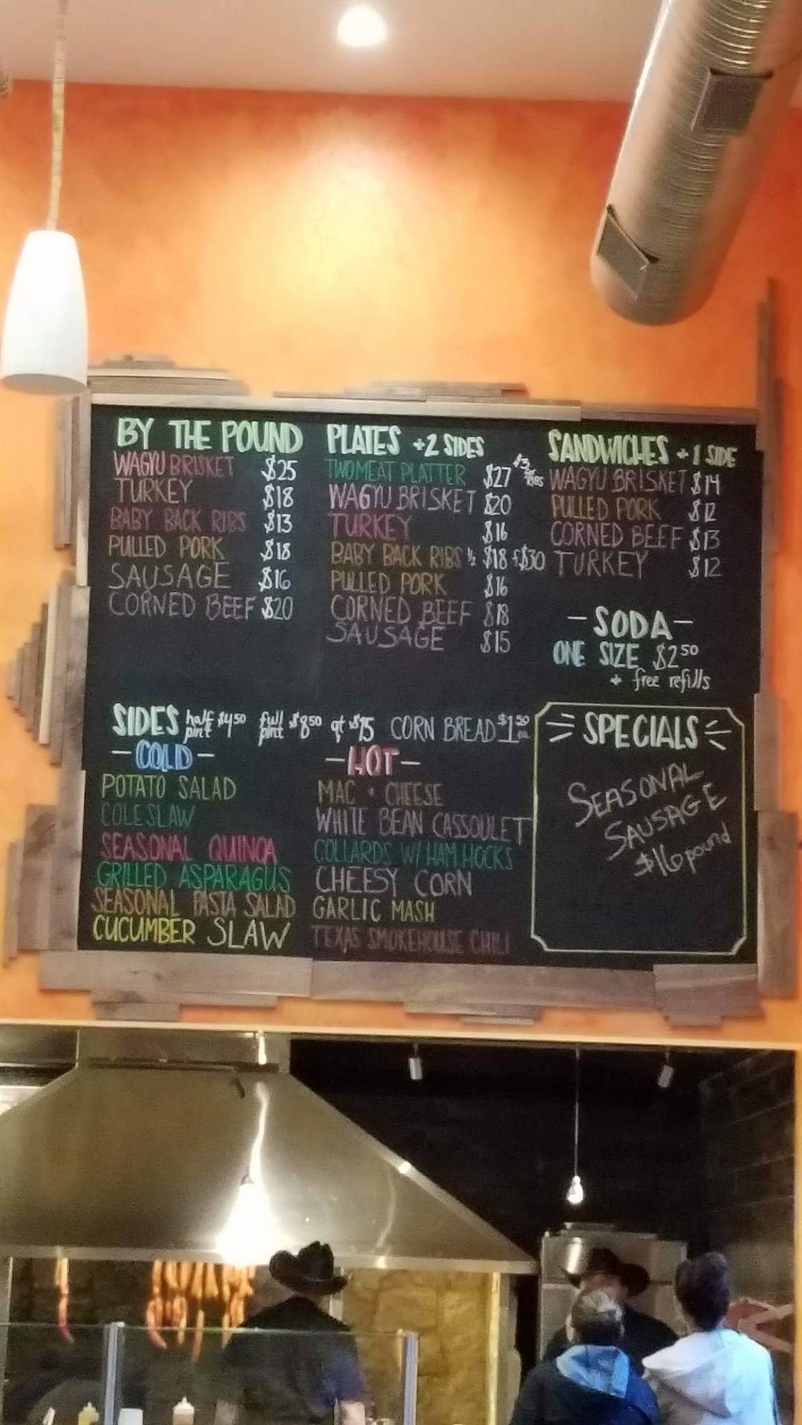 Menu at Taino Smokehouse Prime BBQ, Meriden