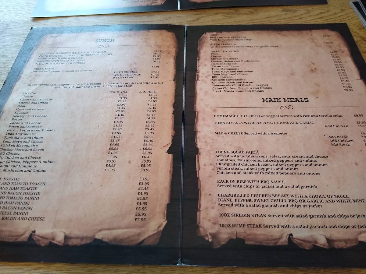 Menu at The Alamo pub & bar, Ryde, 5 Esplanade