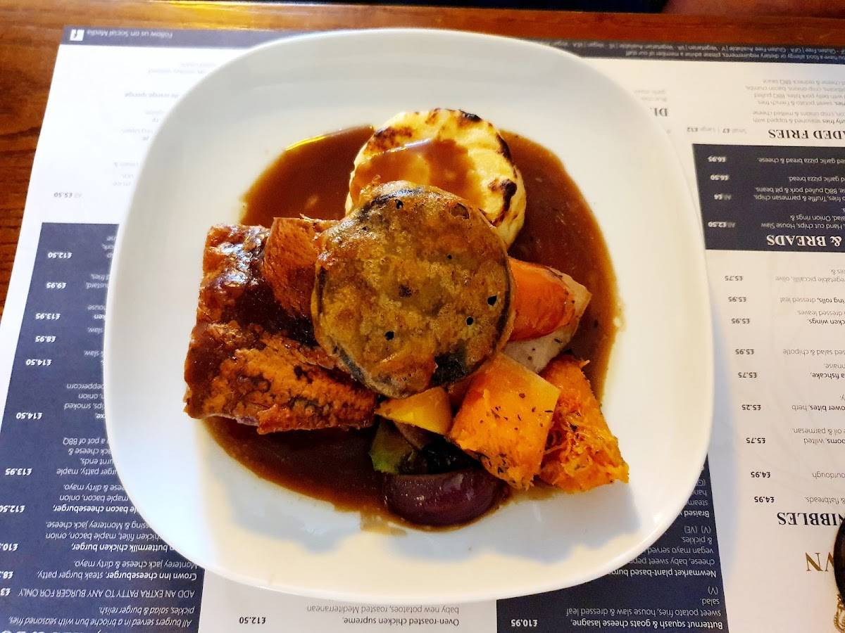 Menu at The Crown Inn pub & bar, Trelawnyd