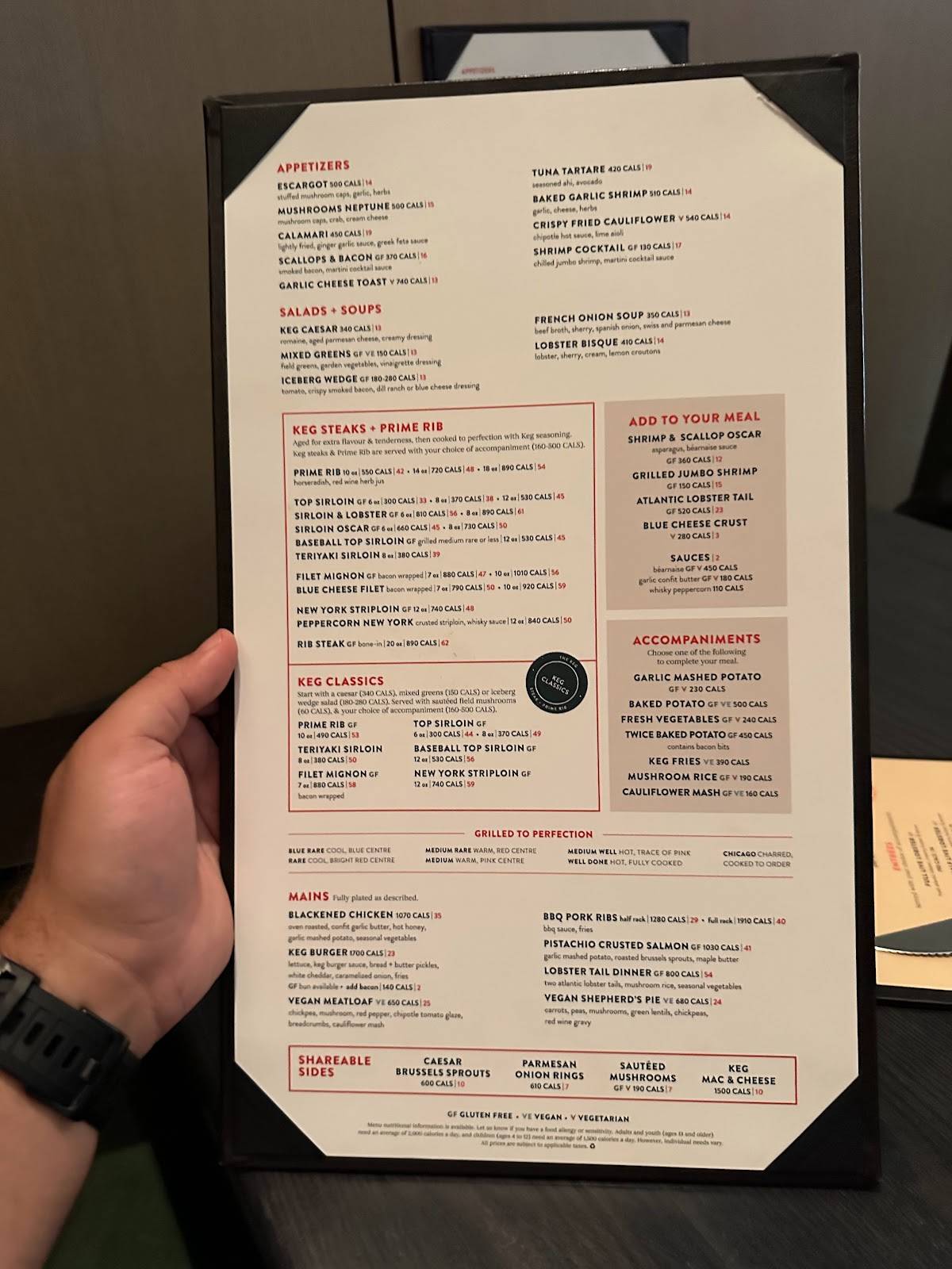 Menu at The Keg Steakhouse + Bar - Kanata/Stittsville, Ottawa, 15 ...