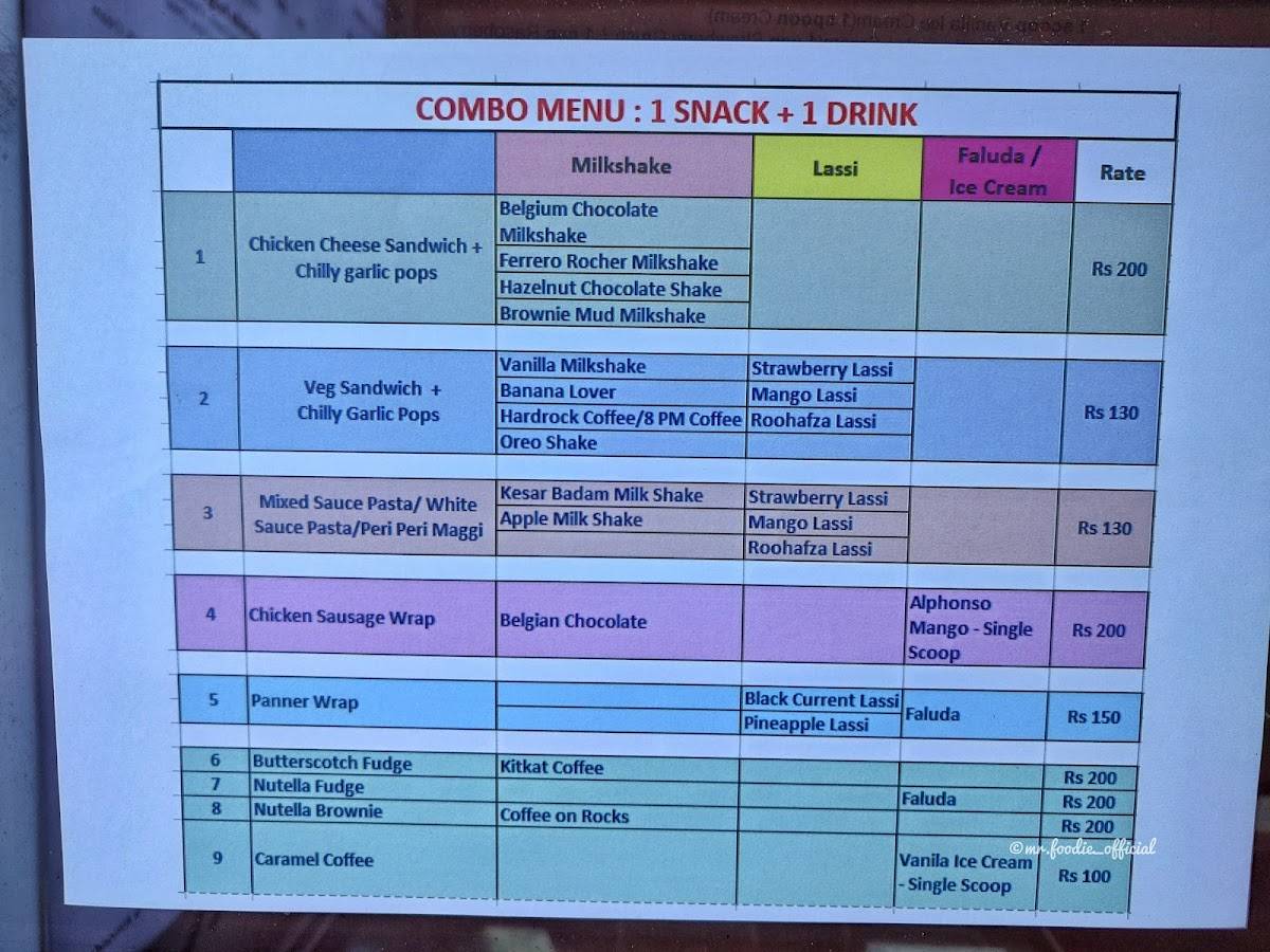Menu at The Lassi Corner, Manavalanagar