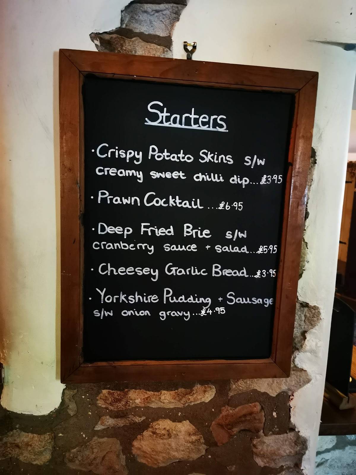 Menu at The Middleton Arms pub & bar, Pickering