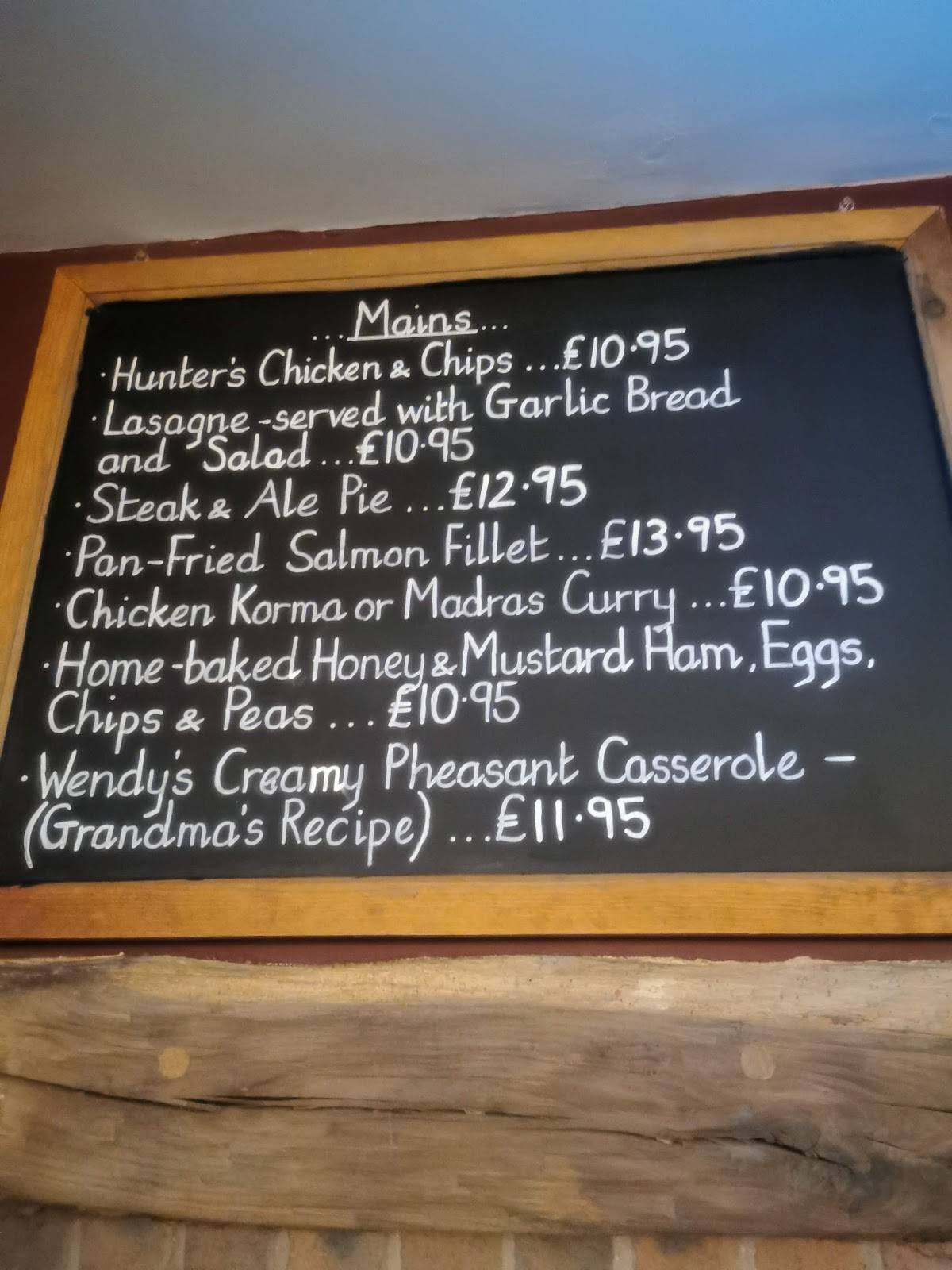 Menu at The Middleton Arms pub & bar, Pickering
