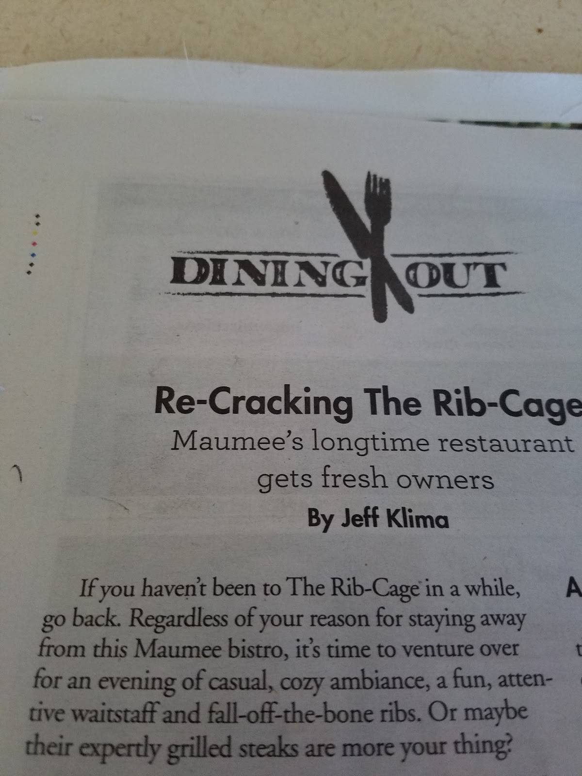 Menu at The Rib Cage pub & bar, Maumee