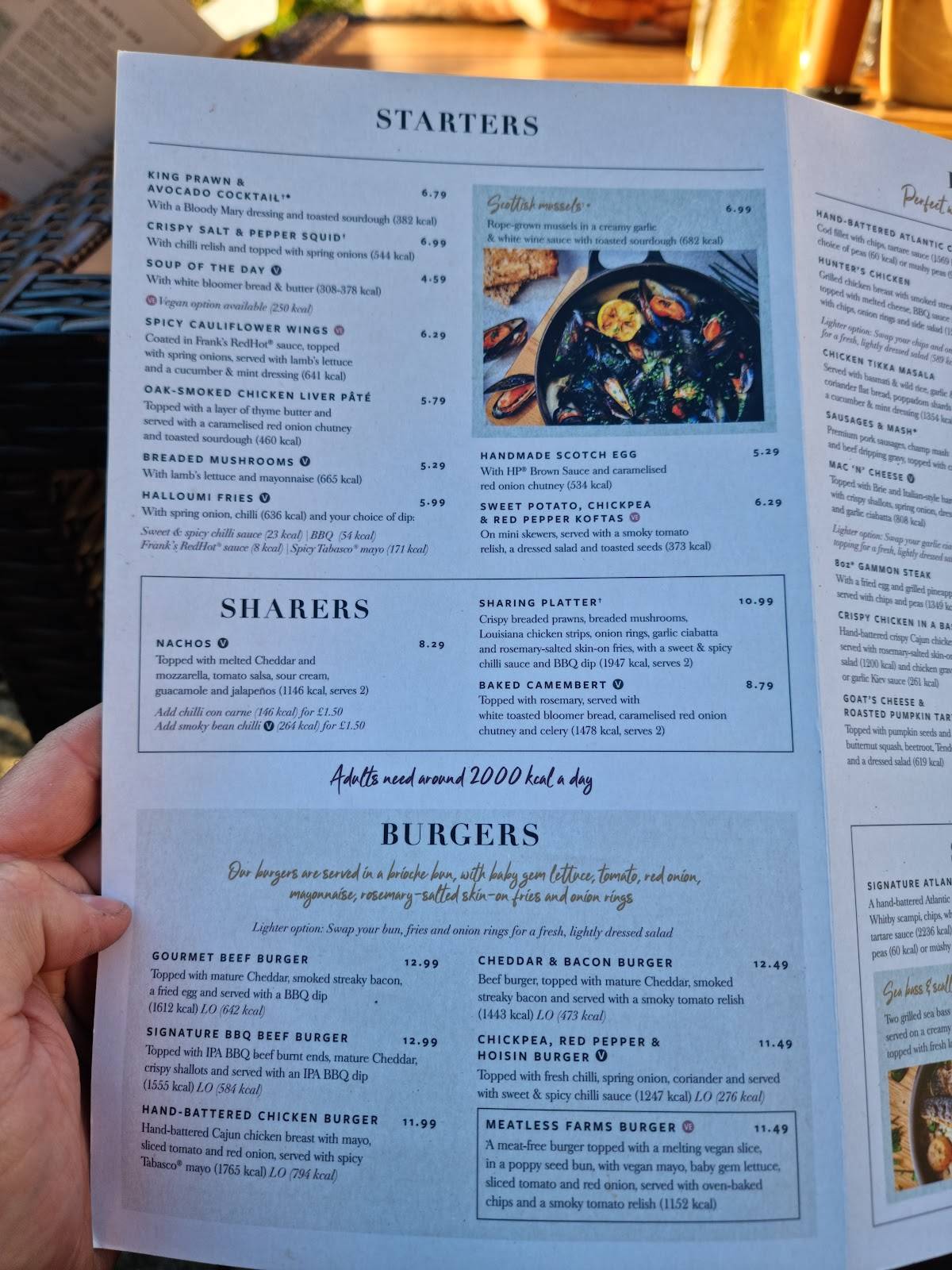 Menu at The Royal George pub & bar, Brockworth
