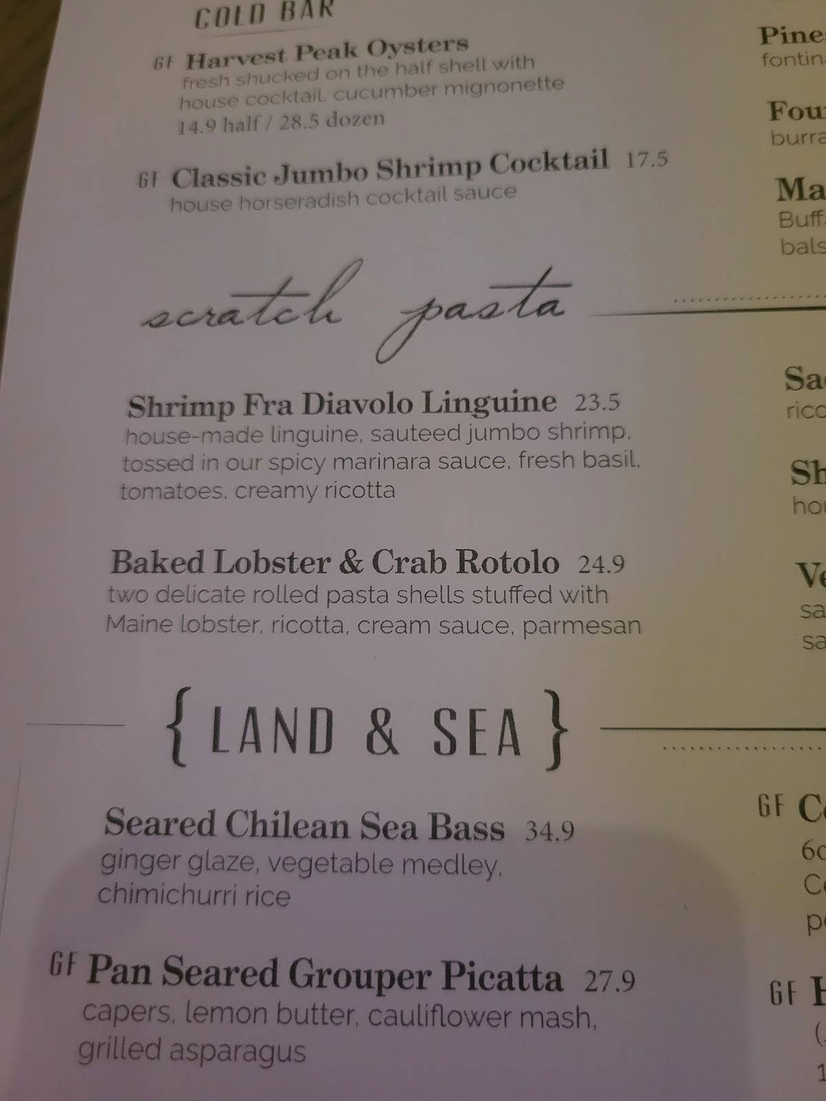 Menu at The Sacred Pepper restaurant, Tampa