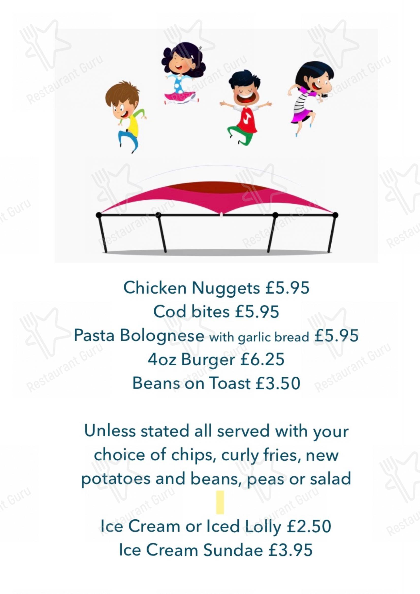 Menu at The White Pyramid pub & bar, Saint Austell