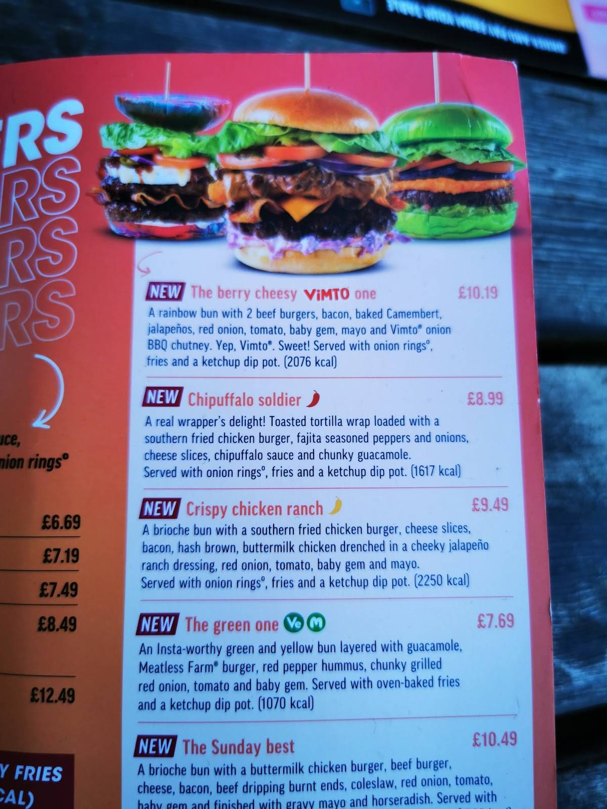 Menu at Turf Tavern pub & bar, Carlisle