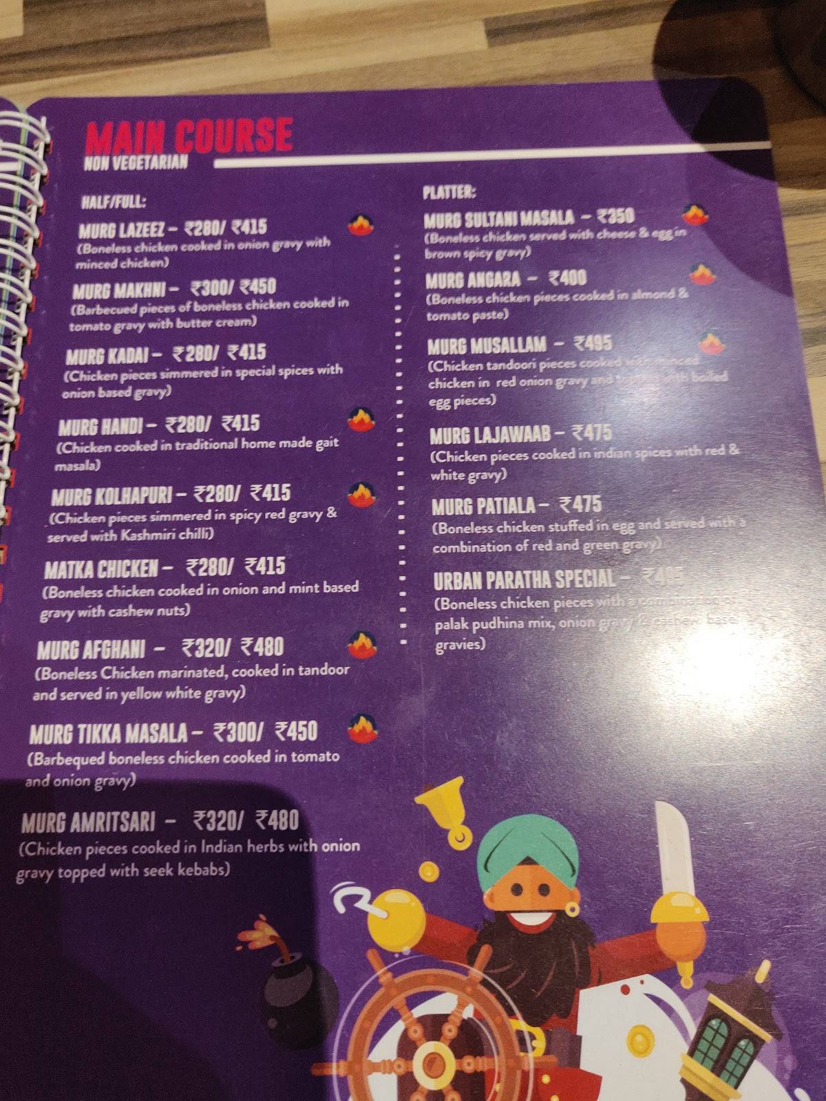 Menu at Urban Paratha, Kochi, Ground Floor Grand Central Edachira Road ...