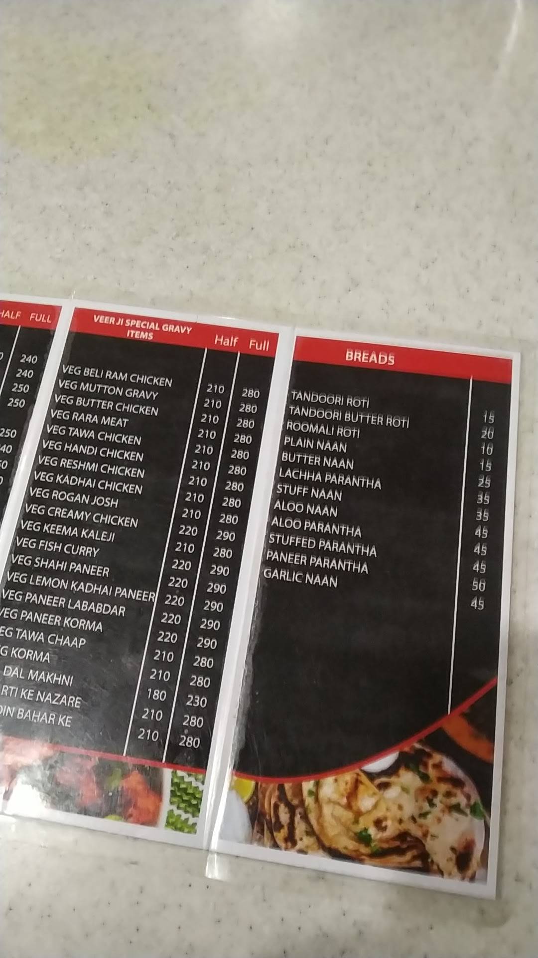 Menu at Veer ji Malai Chaap Wale - Ananta Restaurant Meerut, Meerut