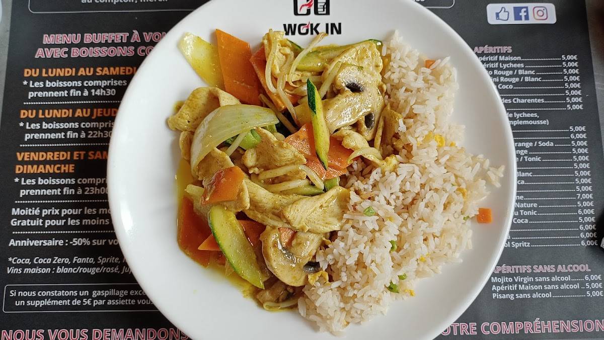 Speisekarte von WOK IN, Mons