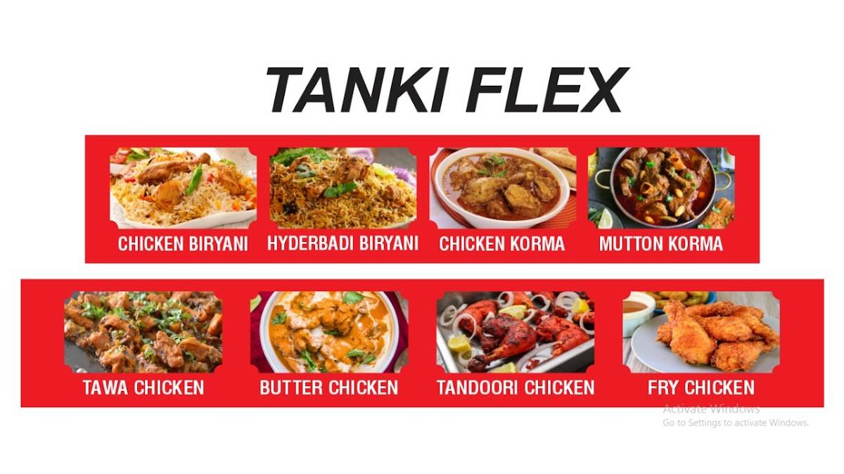 Menu at Ziyka chicken biryani dhaba, Zirakpur