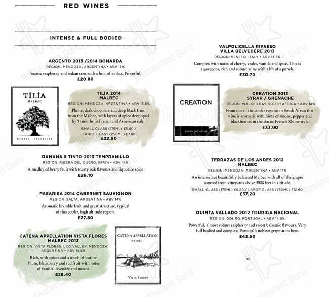Menu at Fazenda Rodizio Bar & Grill Manchester, Manchester