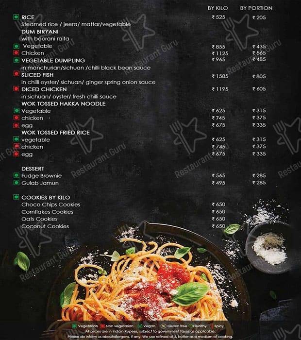 Menu at Zone by The Park Hotel, Jammu, Jammu