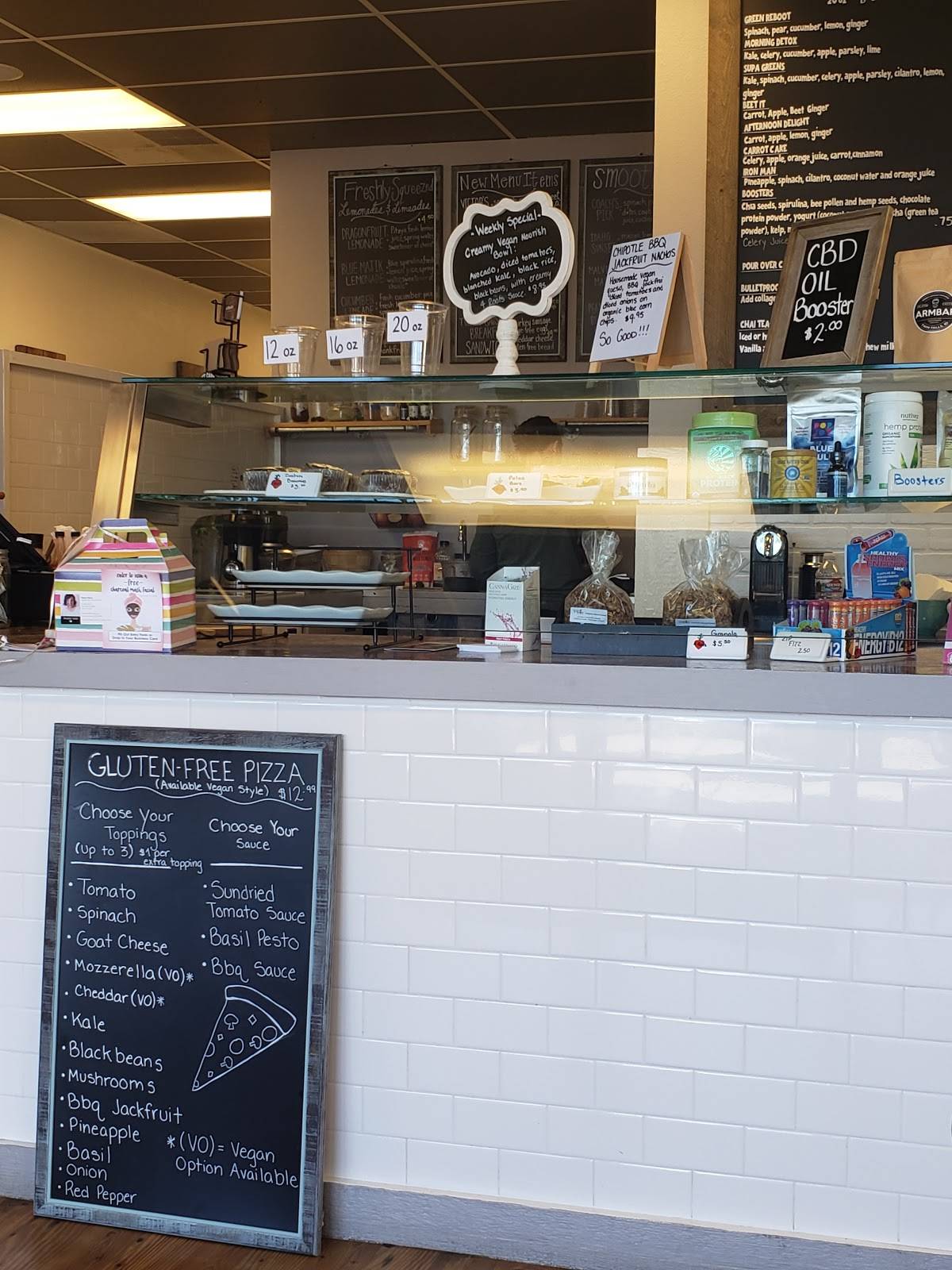 Menu at 4 Roots Juice Bar & Gluten Free Cafe, Twin Falls