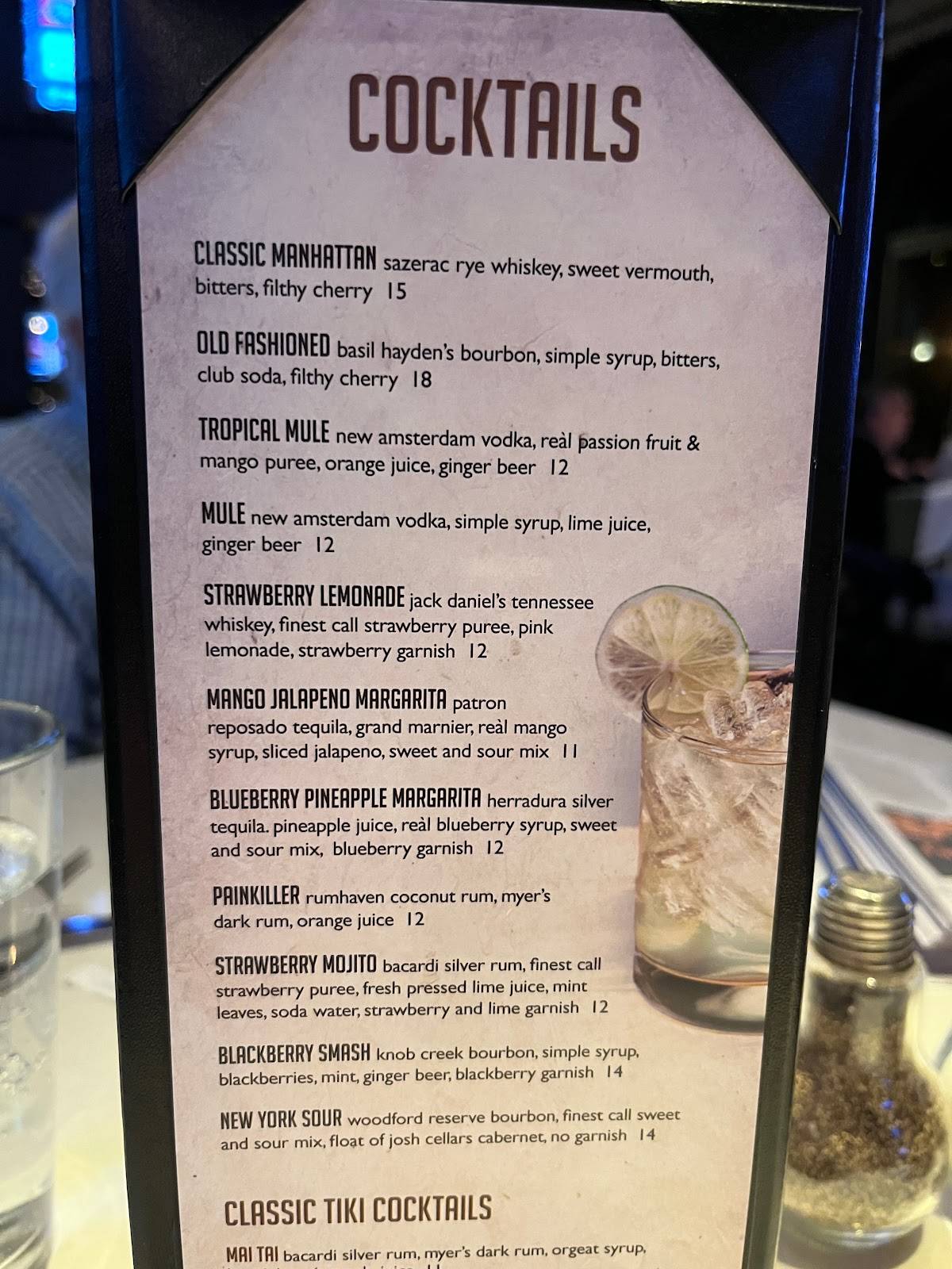Menu at 90 NINETY Bar + Grill, Las Vegas