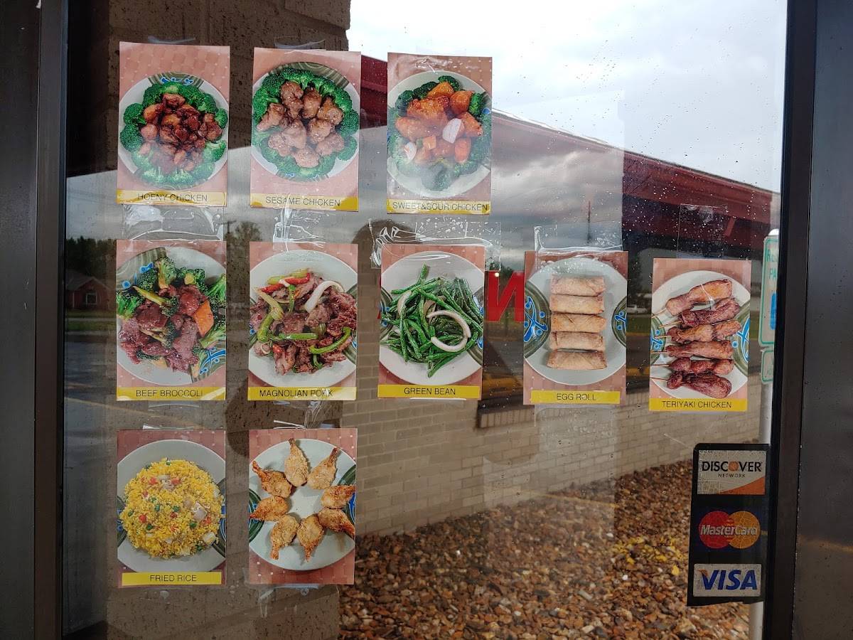Menu at Lucky Tiger Chinese Buffet restaurant, Ada