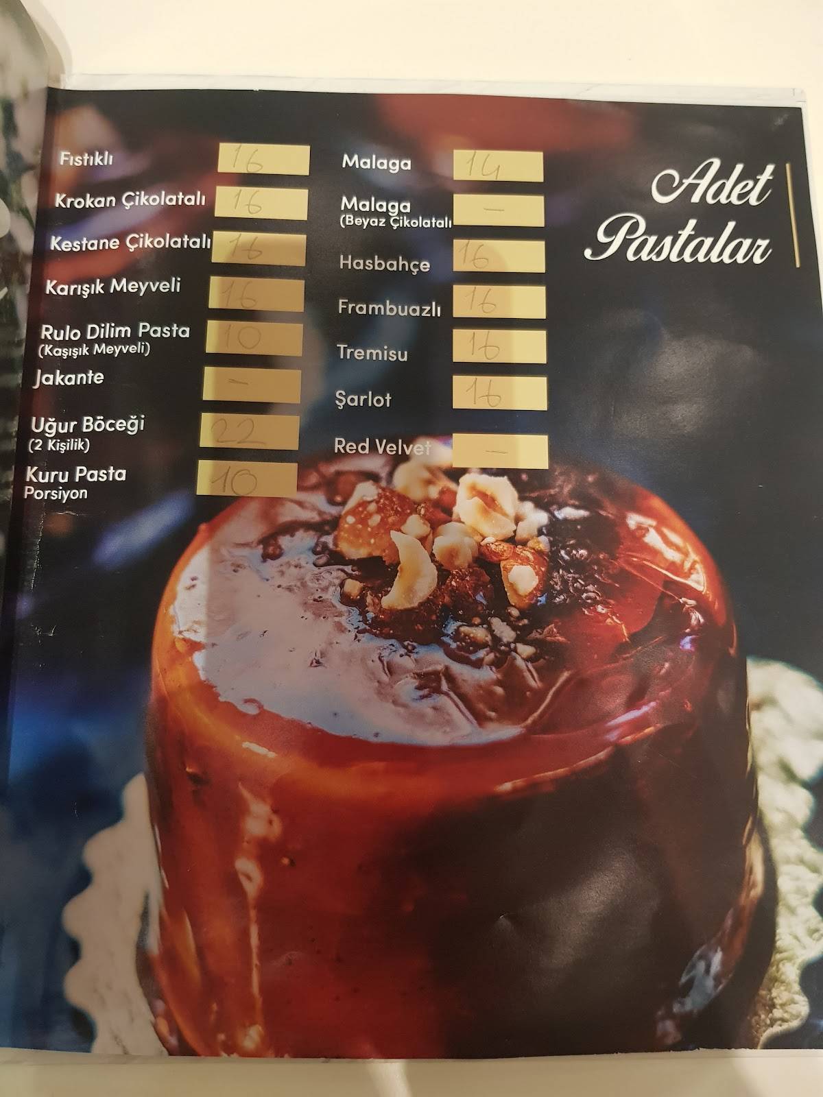 Menu at Akdeniz Dondurma, Antalya, Balbey Mah. Sehit Binbasi Cengiz ...