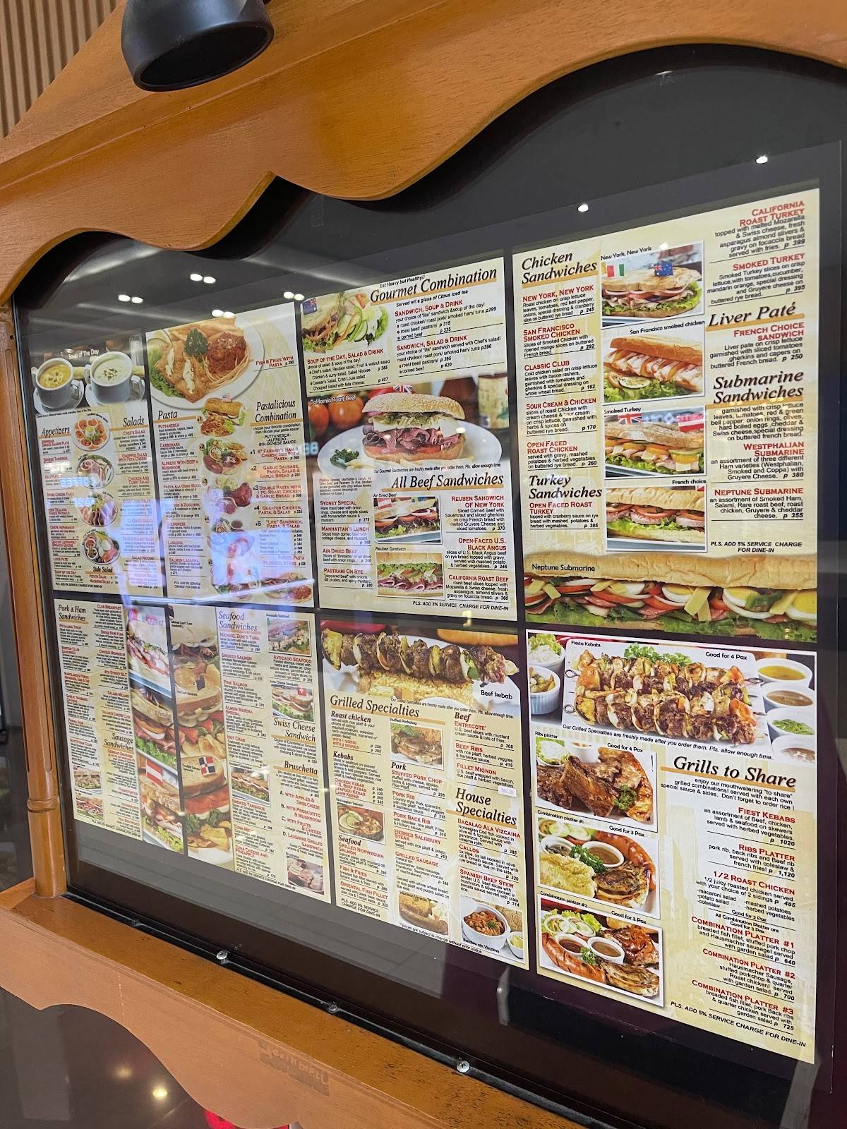 Menu at Almon Marina cafe, Las Pinas, C2J6+V4X