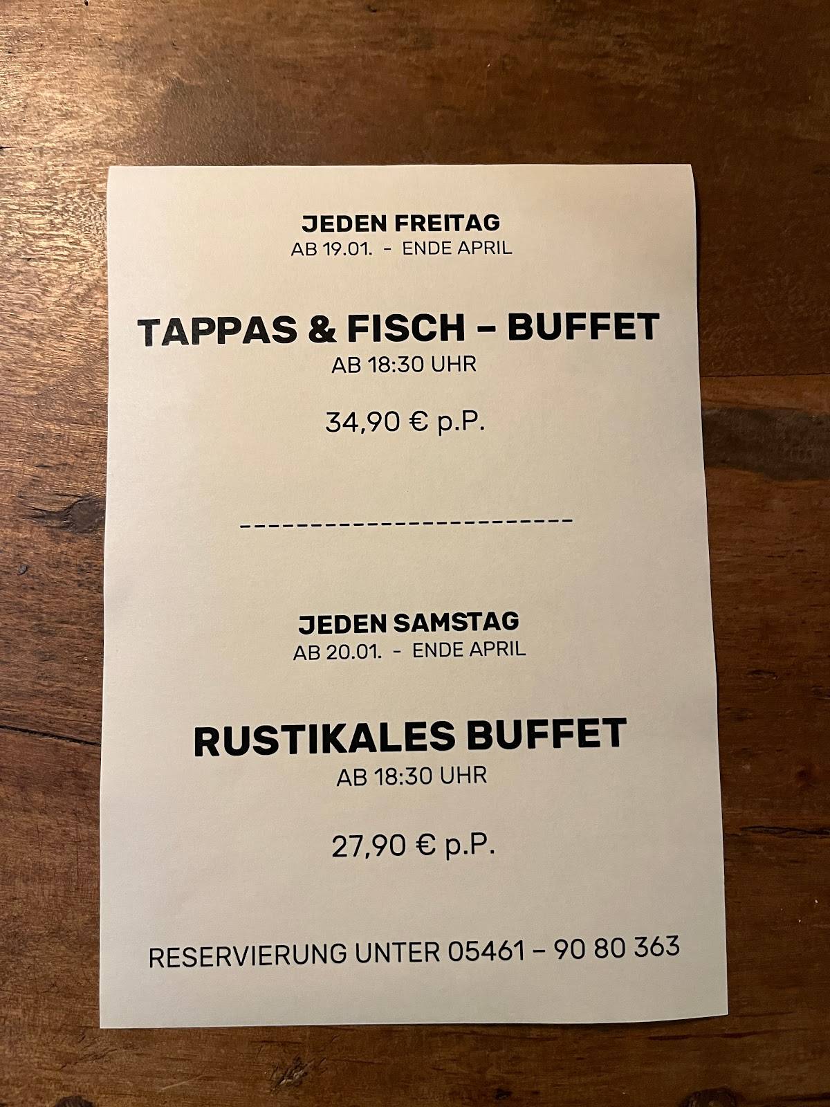 Speisekarte von Alte Post by Paris Bramsche restaurant, Bramsche