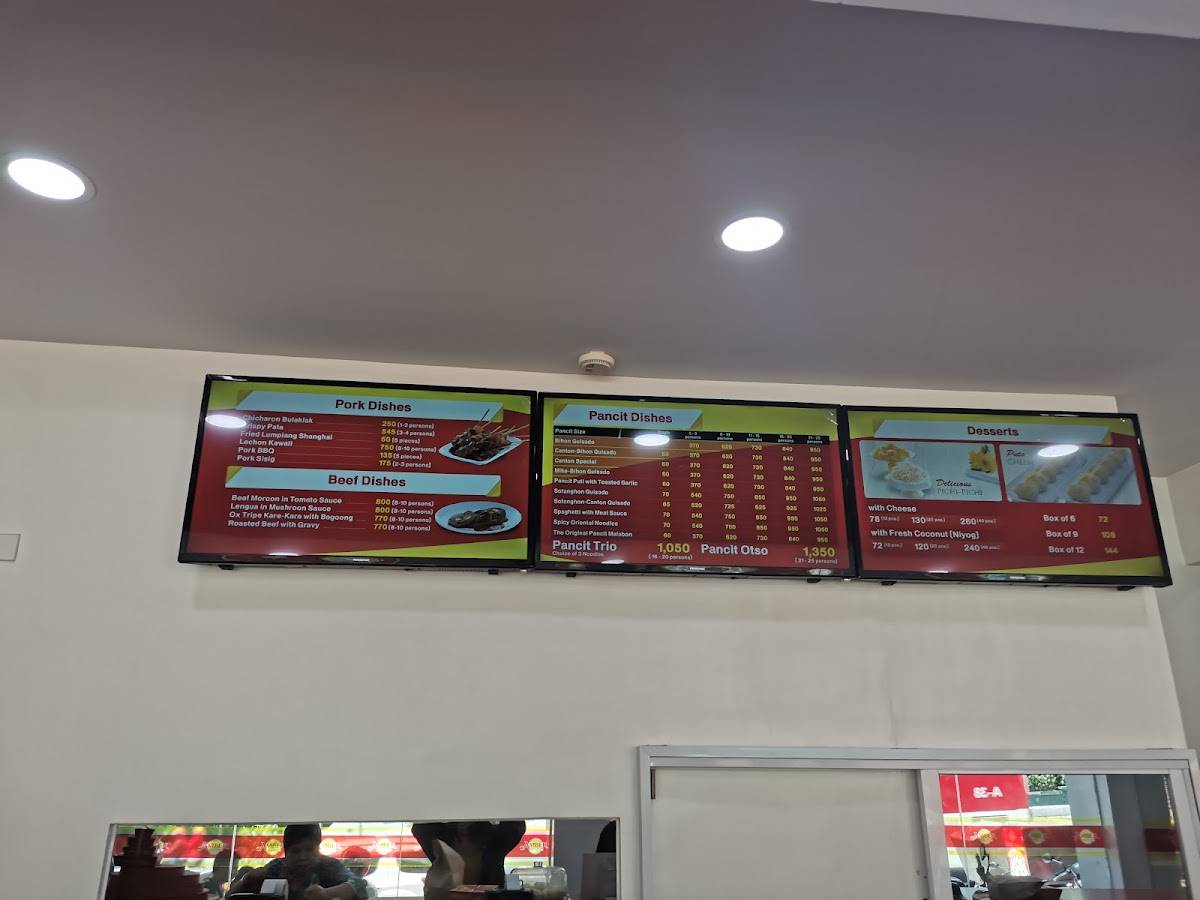 Menu at Amber Golden Chain of Restaurants, Mandaluyong