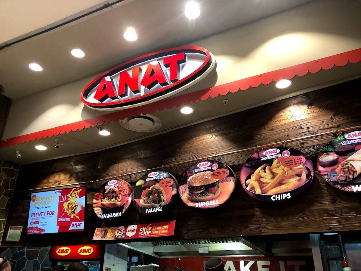 Speisekarte von Anat Mall of Africa restaurant, Midrand, Shop 1240