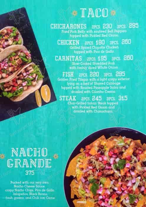 Menu at Antro Kitchen & Tap restaurant, Santa Rosa, Ayala Malls Solenad ...